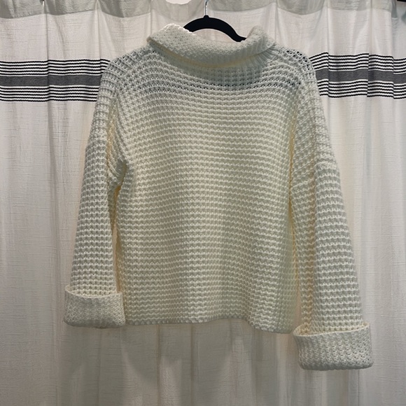 Goodnight Macaroon | Sweaters | Goodnight Macaron Cream Crochet Sweater ...